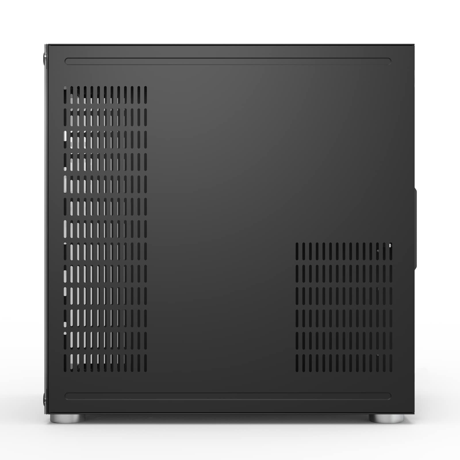 aigo AZ300 Computer Case mid Tower 3.0 USB Tempered Glass Panel ATX Micro-ATX Game Case Without Computer case Fans (Black)