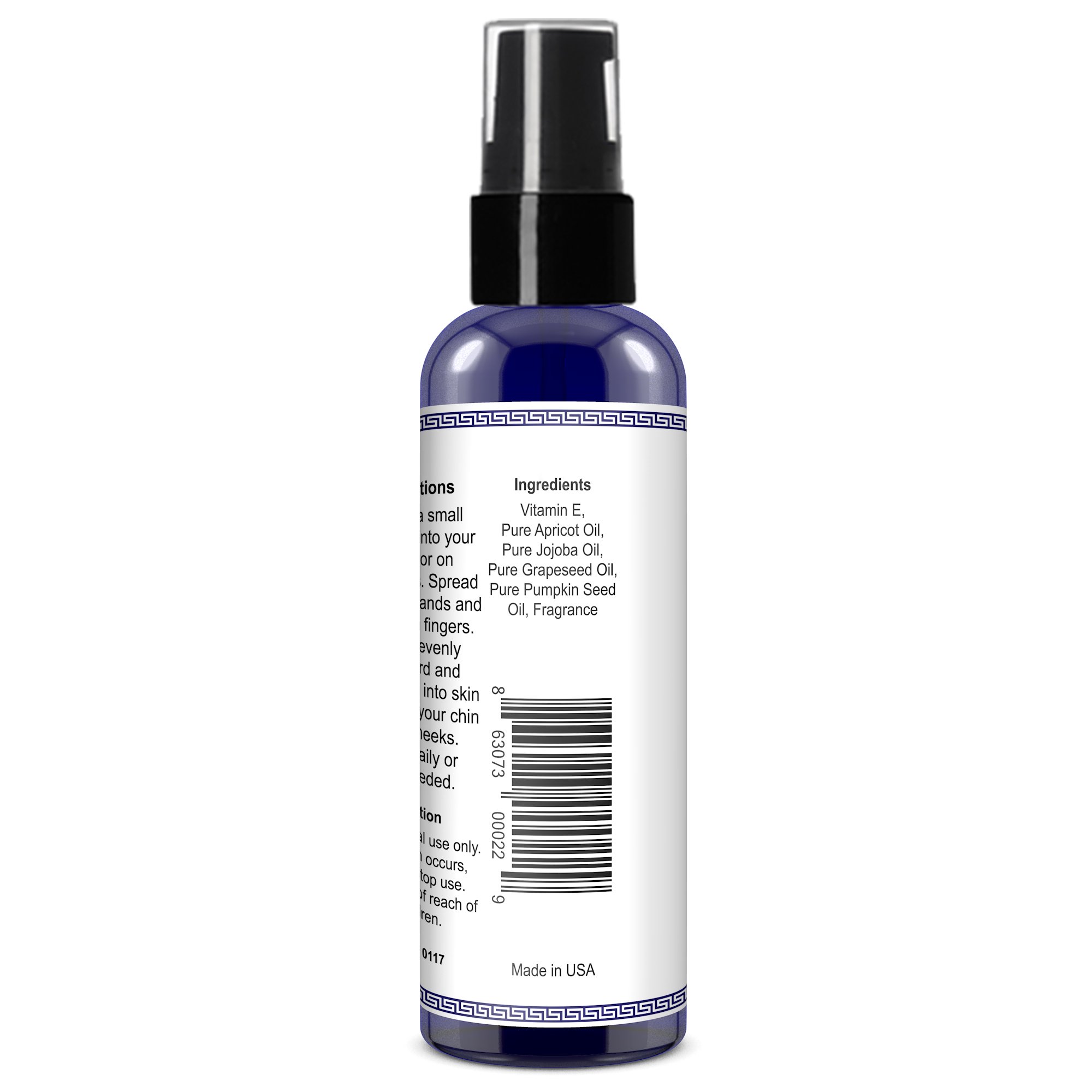 Spartans Den Premium Beard Oil | Vitamin E & Jojoba Oil Enriched | 2oz Classic Scent