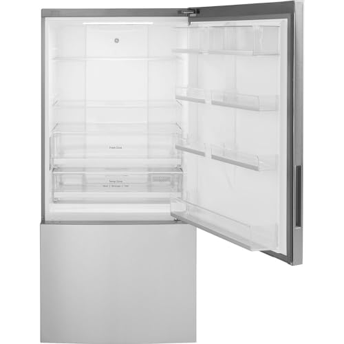 GE® ENERGY STAR® 17.7 Cu. Ft. Counter-Depth Bottom-Freezer Refrigerator
