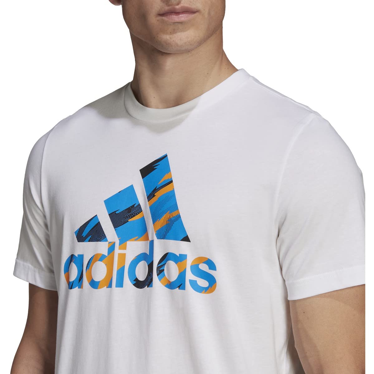 adidas Essentials Tiger Camo T-Shirt - Mens Casual XLT
