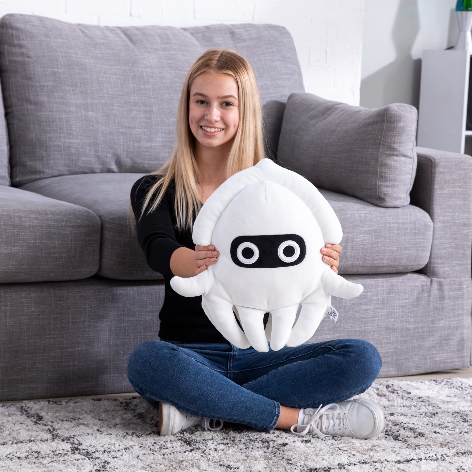 Club Mocchi- Mocchi- Nintendo Super Mario Plush - Blooper Plushie - Collectible Squishy Plushies - 15 Inch