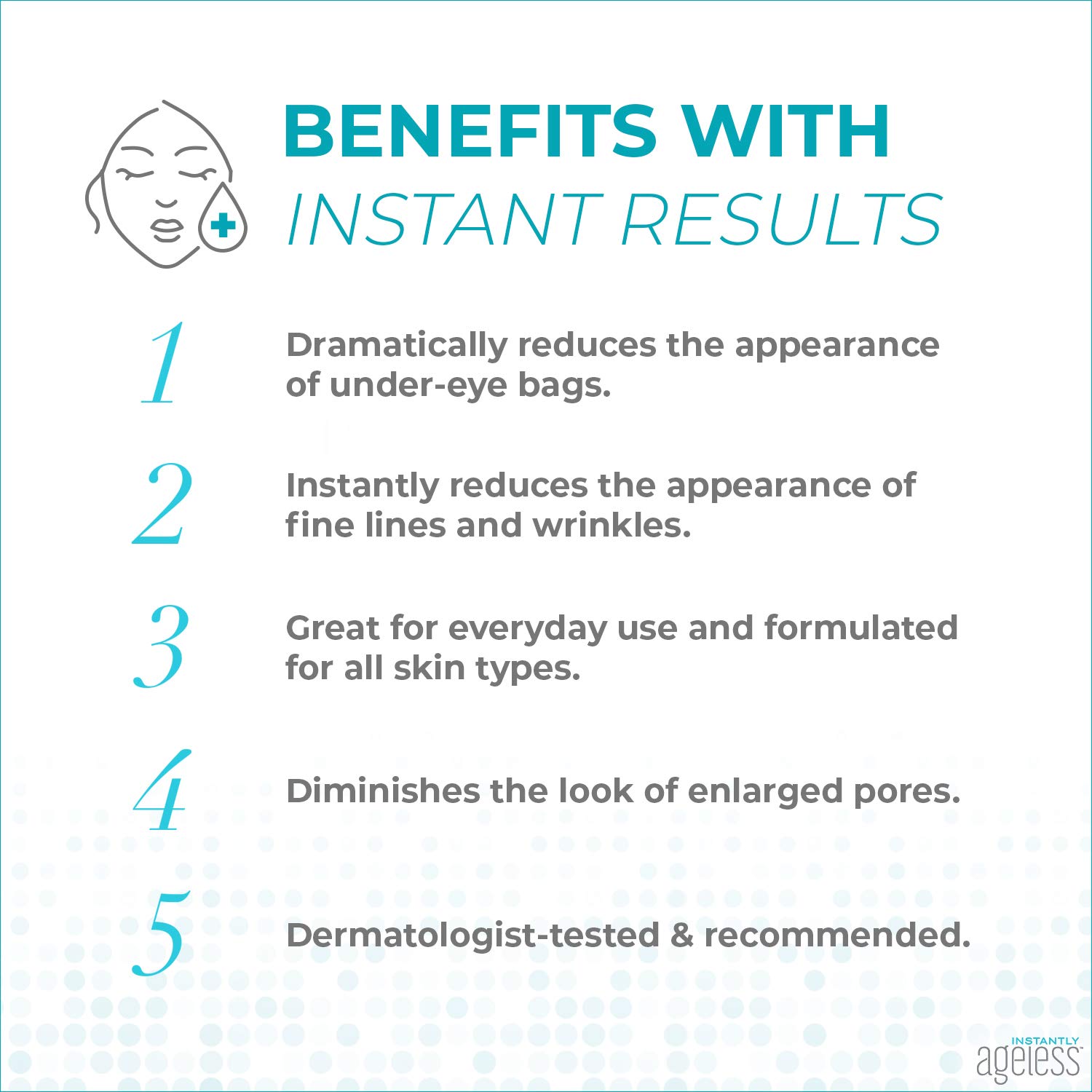 Instantly Ageless Facelift in A Box - 1 Box of 25 Vials