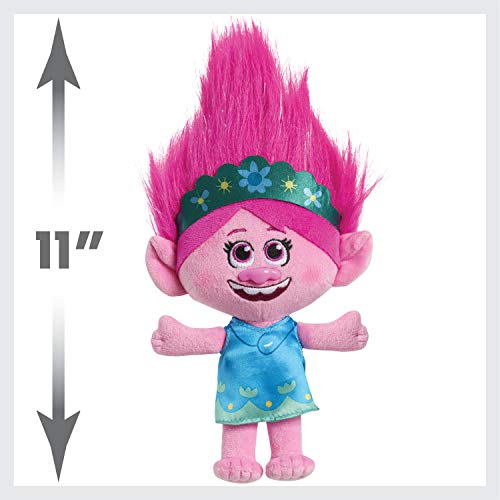 DreamWorks TrollsTopia 8 inch Small Plush Poppy, Kids Toys for Ages 3 Up by Just Play