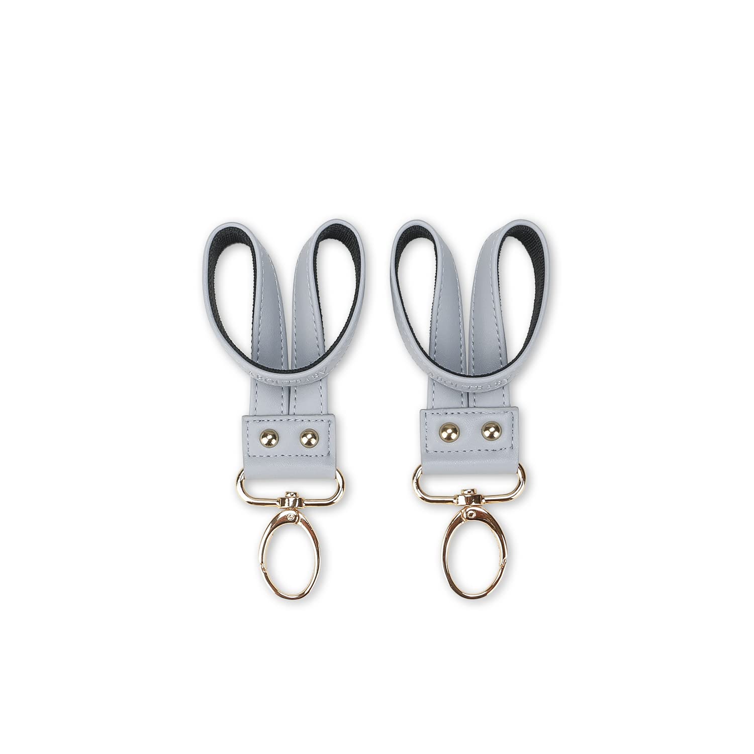 Baby Stroller Hooks Bag Hooks 2PCS Universal Diaper Bag Clips for Stroller,Car Seat Hooks Mommy Clip for Shopping Bag (Grey)