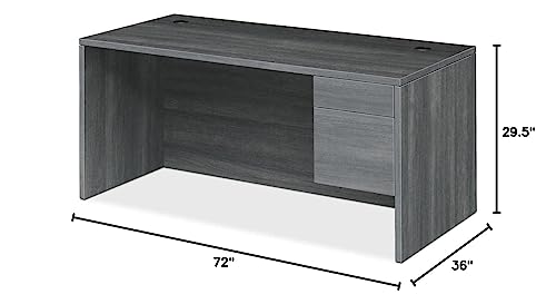 HON 10500 Series Right Pedestal Desk