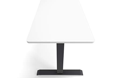 HON Basyx BSXHW2460 Height Adjustable Desk, 24 x 60, White