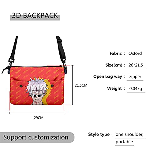 HANDAFA Anime Jujutsu Kaisen Satchel Bag Manga Shoulder Bag Cosplay Crossbody Bag(Color20)