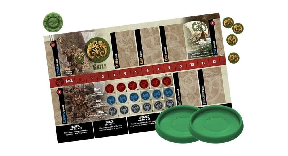 CMON Blood Rage 5th Player Board Game Expansion | Strategy Game | Viking Battle Game | Tabletop Miniatures Game for Adults and Teens | Ages 14+ | 2-4 Players | Average Playtime 60-90 Minutes | Made