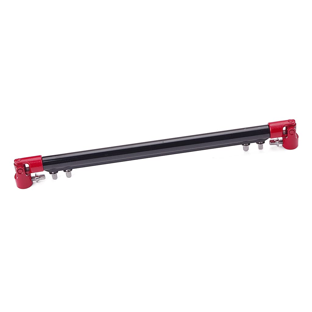 Alnicov Bass Drum Pedal Drive Shaft,Double Drum Pedal Link Bar, Replacement for Drum Kit Black