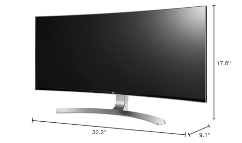 LG 34UC98-W 34-Inch 21:9 Curved UltraWide QHD IPS Monitor with Thunderbolt