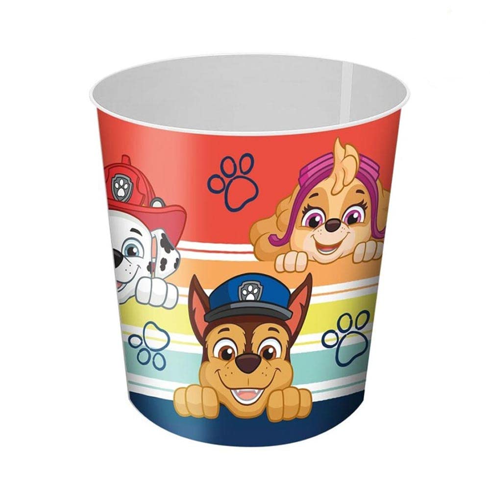 PAW PATROL, Plastic Rubbish Bin, Waste Paper Bin