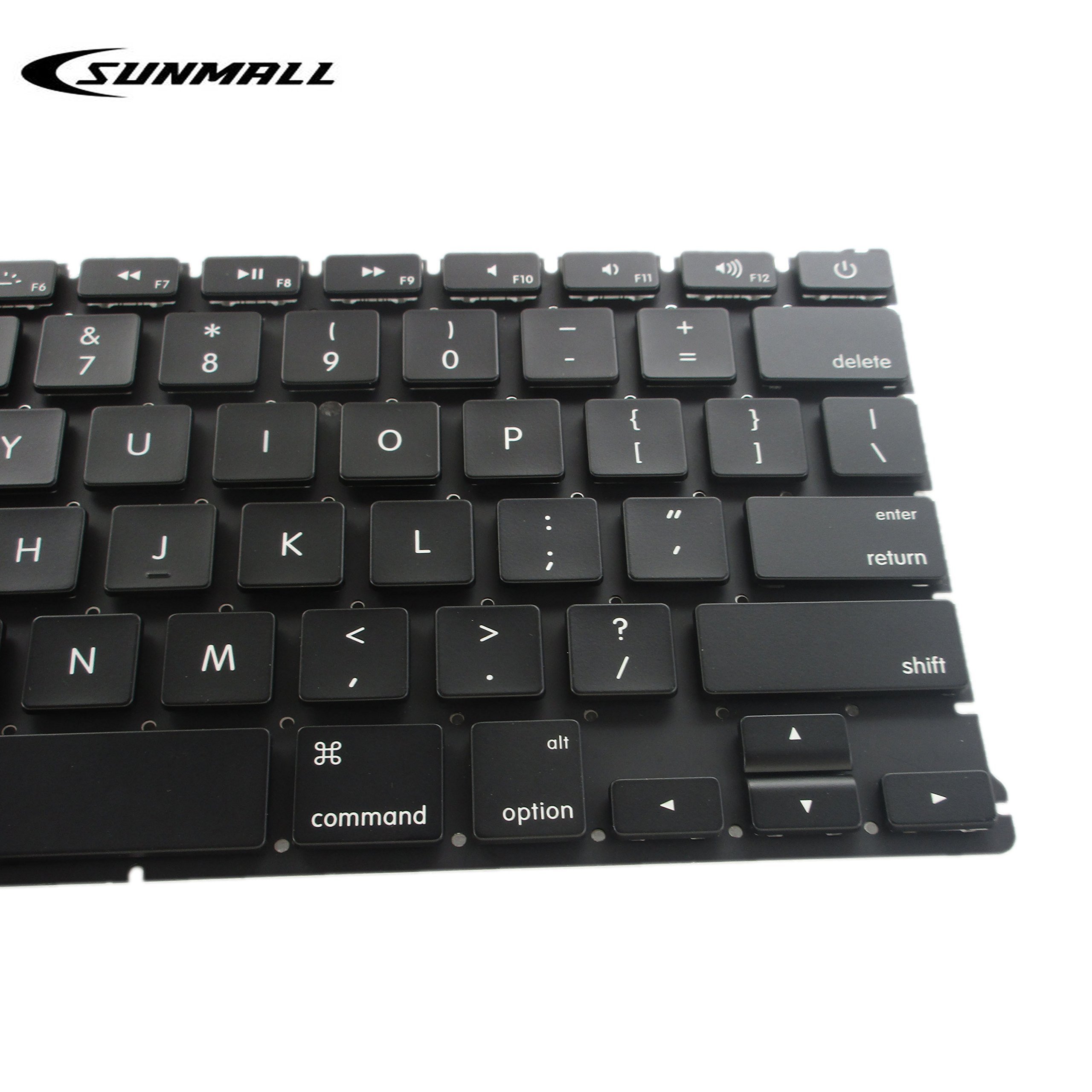 SUNMALL A1466 Keyboard Keyboard Replacement Compatible with Apple MacBook Air 13" A1369 (2011) A1466 (2012-2015) MJVE2LL/A MD760LL/A MC965LL/A MD231LL/A MJVG2LL/A Series Laptop Keyboard