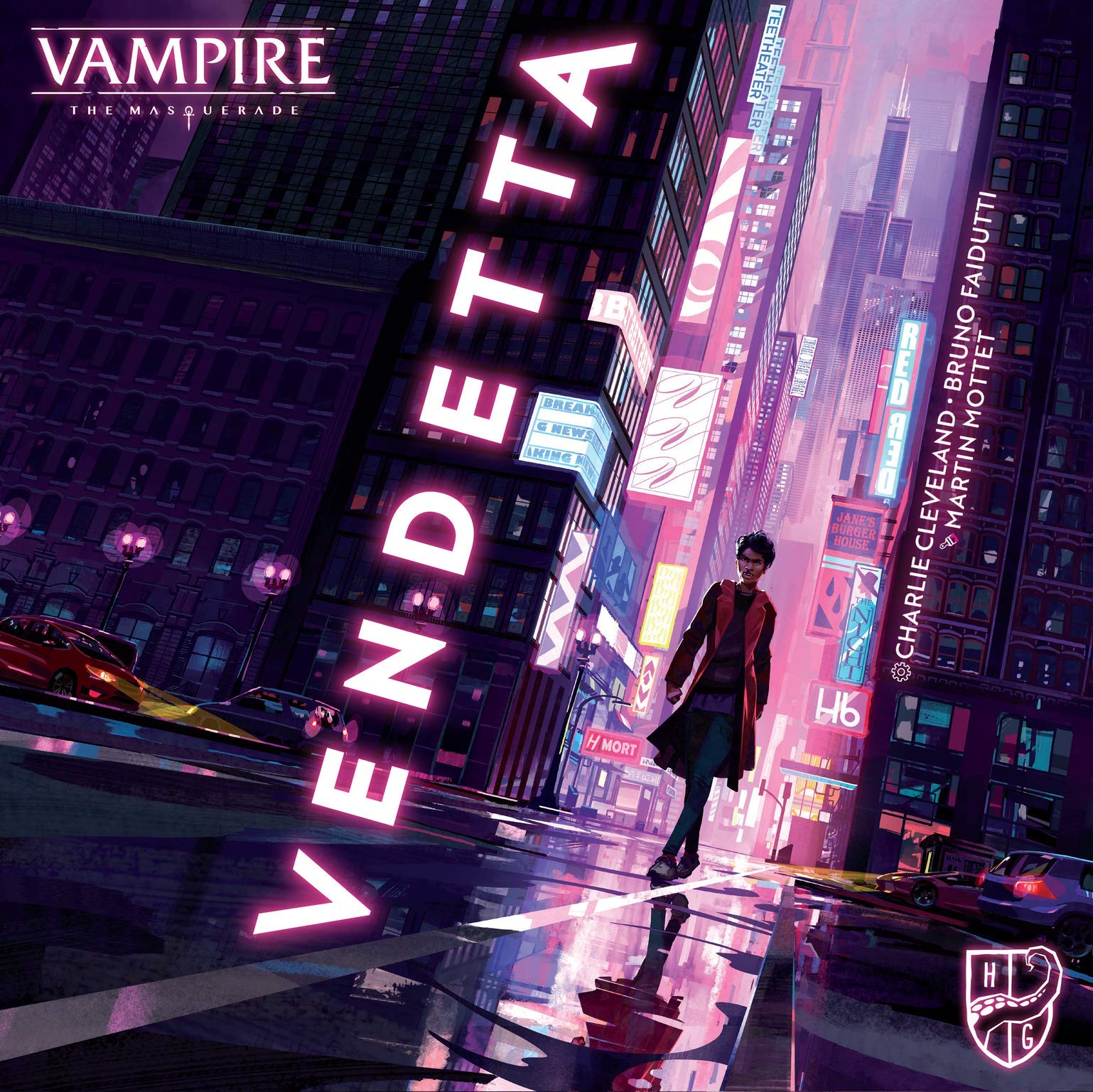 Horrible Guild Horrible Games: Vampire The Masquerade - Vendetta, Strategy Board Game, Build Your Hand of Cards According to your Plans, 3 to 5 Players, For Ages 14 and Up