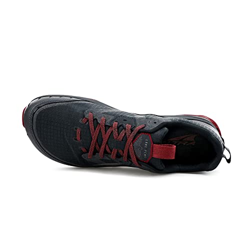 ALTRA Men's Lone Peak 6 Running Shoe, Black/Gray, 9.5 Medium