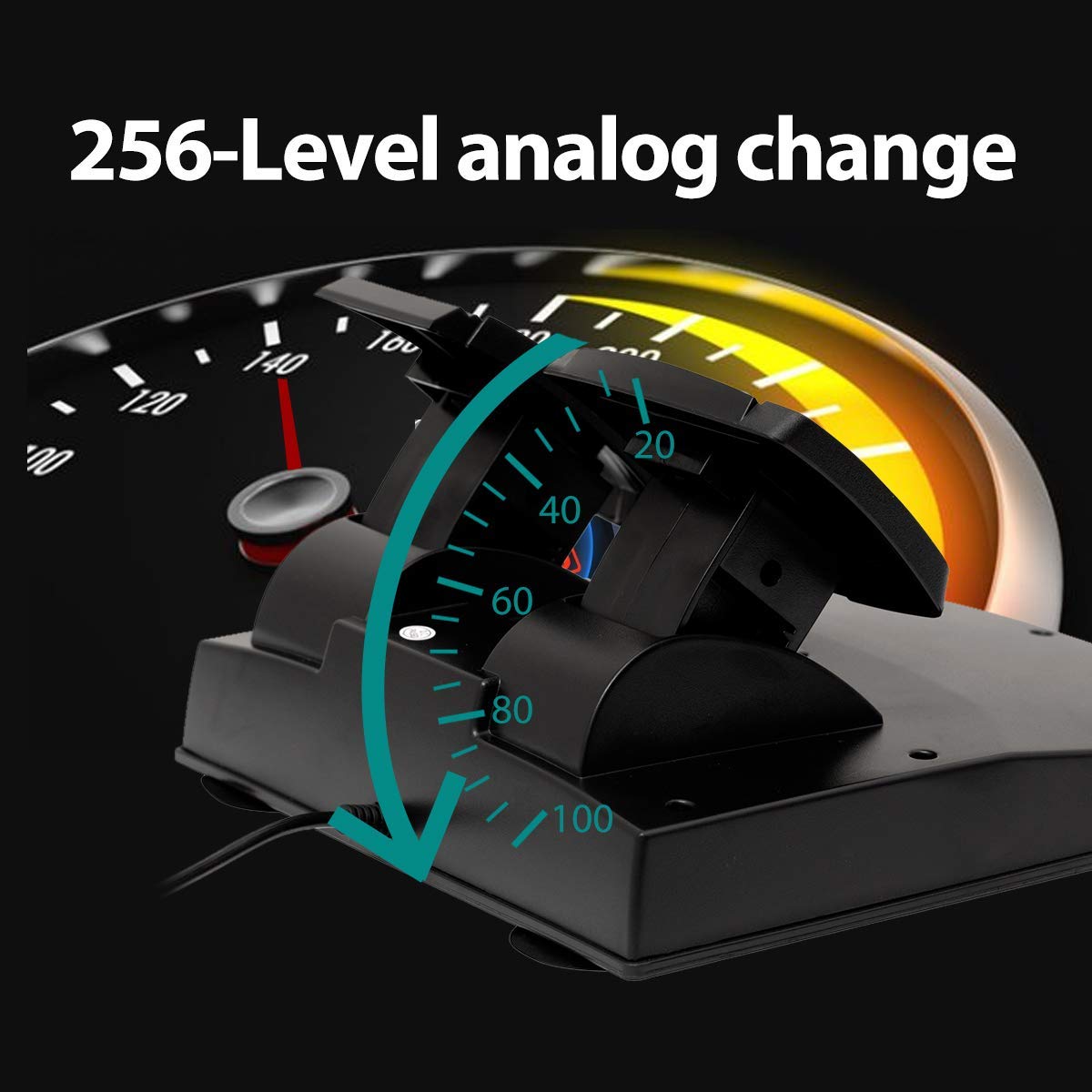 Dual-Motor Racing Wheel, 270 Degree Rotation Steering Wheel for PS3/PS4/XBOX ONE/Xbox 360/NS Switch/PC/Android, with Pedals, Gear Shifter