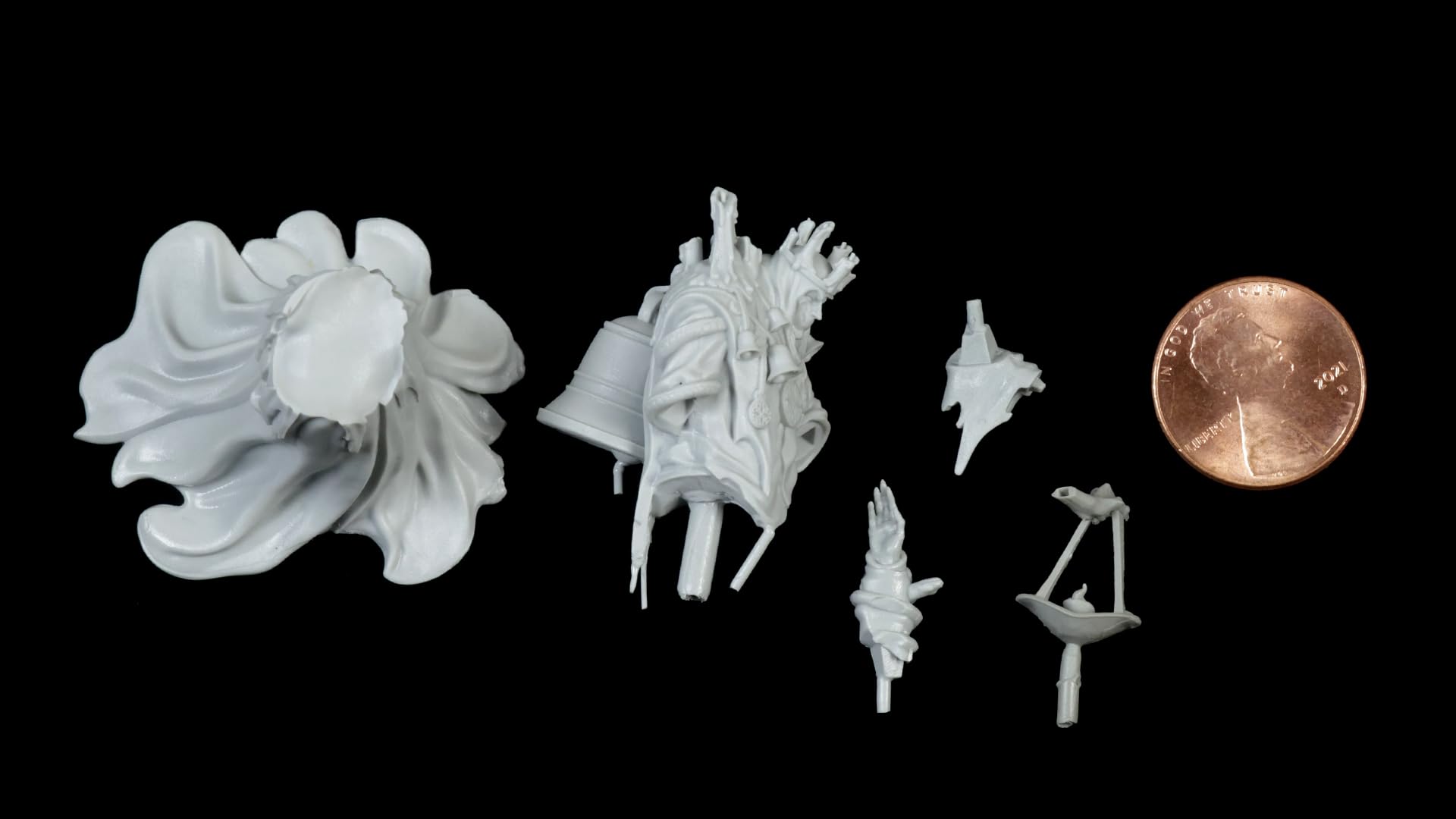 Dungeon Craft Unpainted Miniatures, Compatible with DND, RPG, Tabletop Games, Roleplaying Figures for Your Next Dungeons & Dragons Quest, Mini Gaming Action Figures (The Candle Priest)