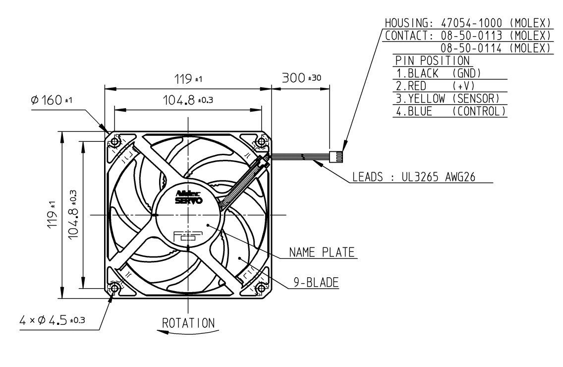 Nidec Servo GentleTyphoon 120mm Case Fans (2150 RPM 4pin PWM)