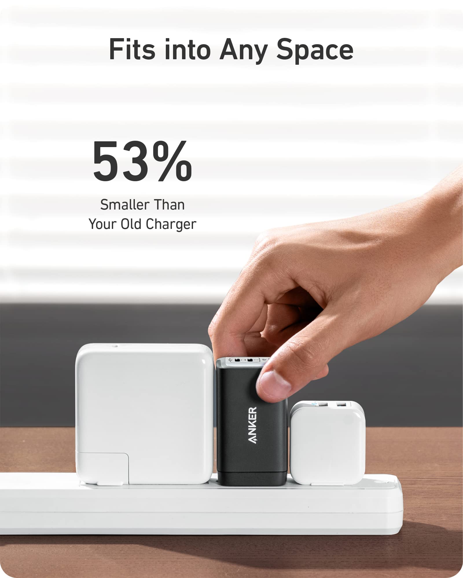 Anker USB C Cable, [2-Pack, 6ft] USB C Charger Cable, Premium Nylon USB A to Type C Charger Cable & Anker USB C Charger, 735 Charger (Nano II 65W), PPS 3-Port Fast Compact Foldable Wall Charger