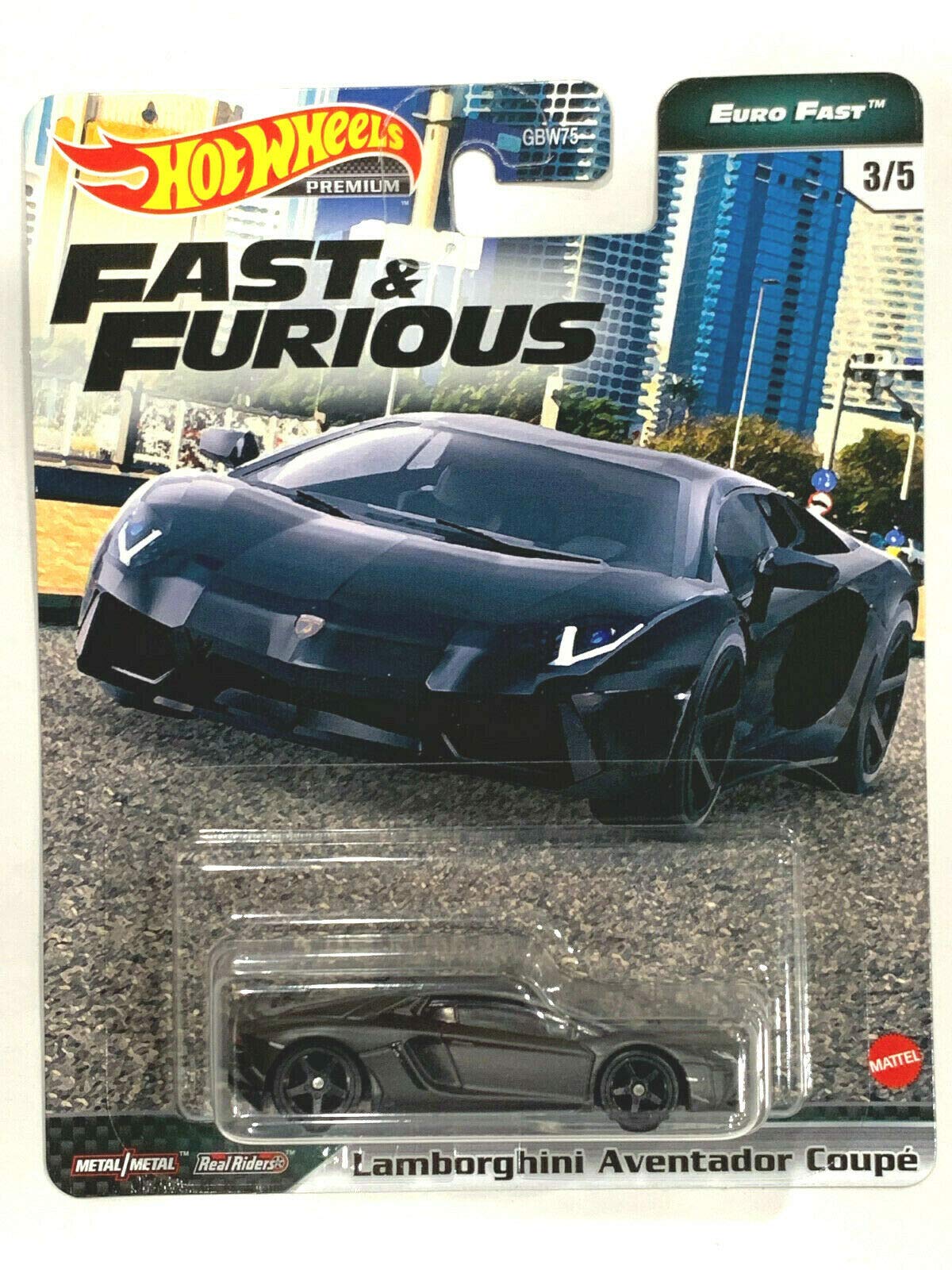 Hot Wheels Fast & Furious Collection Lamborghini Aventador 1:64 Scale Vehicle from The Fast Film Franchise, Modern & Classic Cars, Great Gift for Collectors & Fans of The Movies