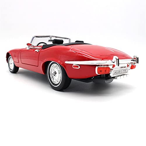 APLIQE Scale Model Vehicles for 1971 Jaguar E-Type Classic Car Simulation Die-Casting Car Metal Alloy Model Car Gift 1:18 Sophisticated Gift Choice