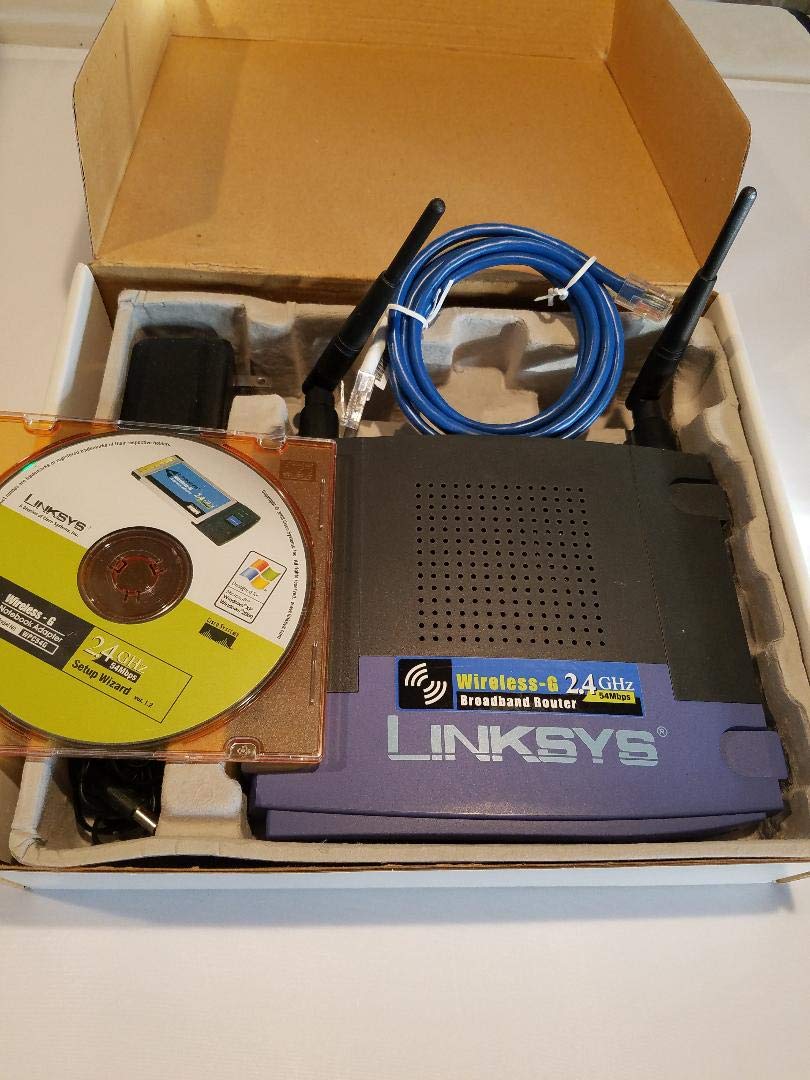 LINKSYS Wireless-G 2.4 GHz 54 Mbps Broadband Router WRT54G ver.2 Complete