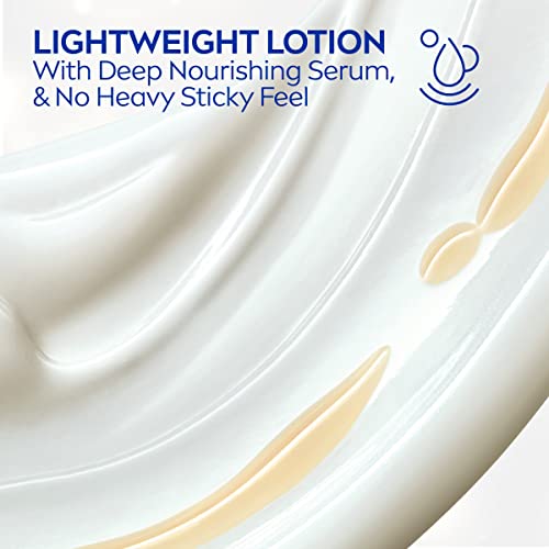 NIVEA Shea Nourish Body Lotion, Dry Skin Lotion with Shea Butter, Pack of 6, 2.5 Fl Oz Travel Size Toiletries