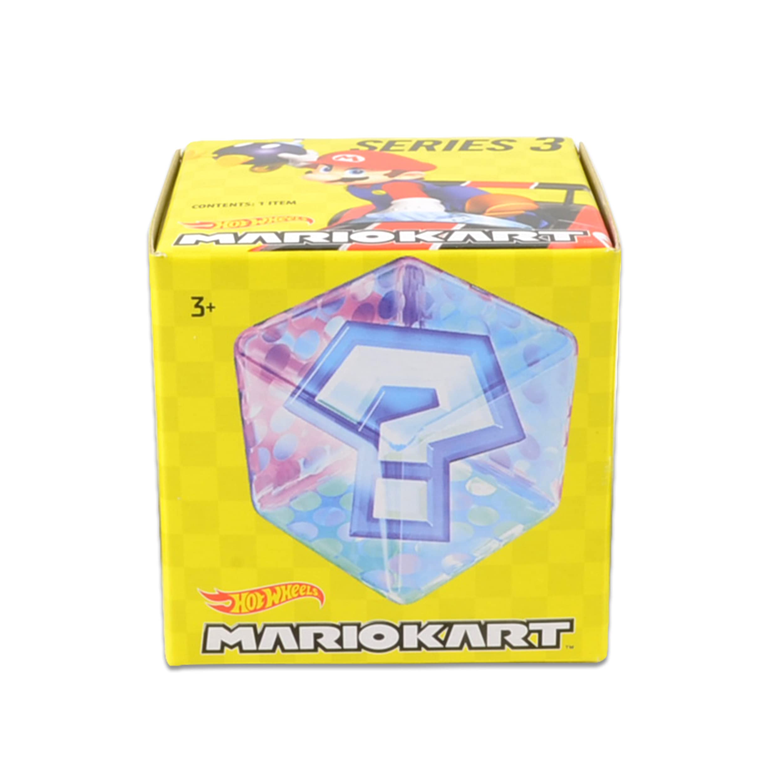 Hot Wheels Super Mario Blind Box Bundle Mario Kart Hot Wheels Toy Set - 3 Pack Hot Wheels Blind Bags Super Mario Cars with Super Mario Stickers (Super Mario Toys)