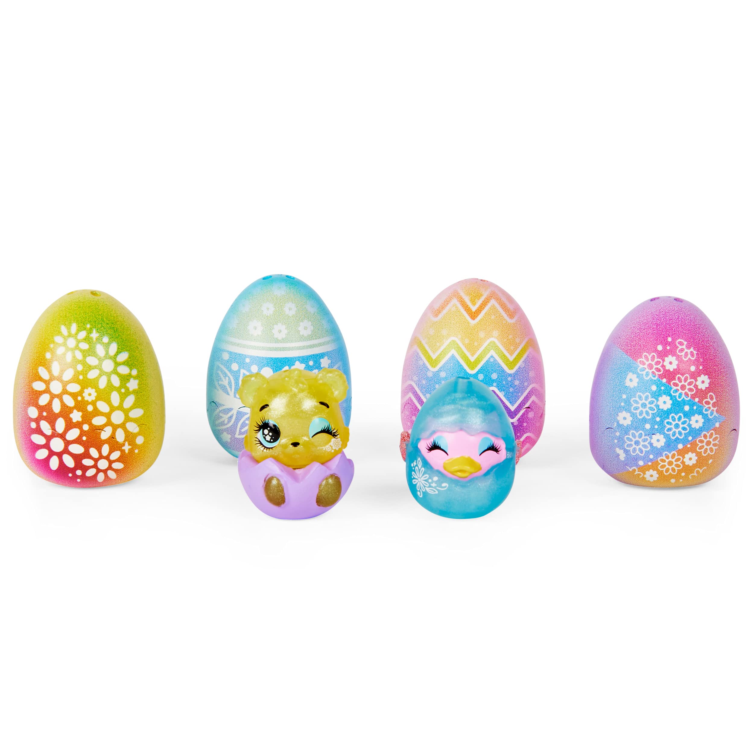 Hatchimals CollEGGtibles, Spring Toy Basket with 5 and 3 Pets, Kids Toys for Girls Ages 5 and up