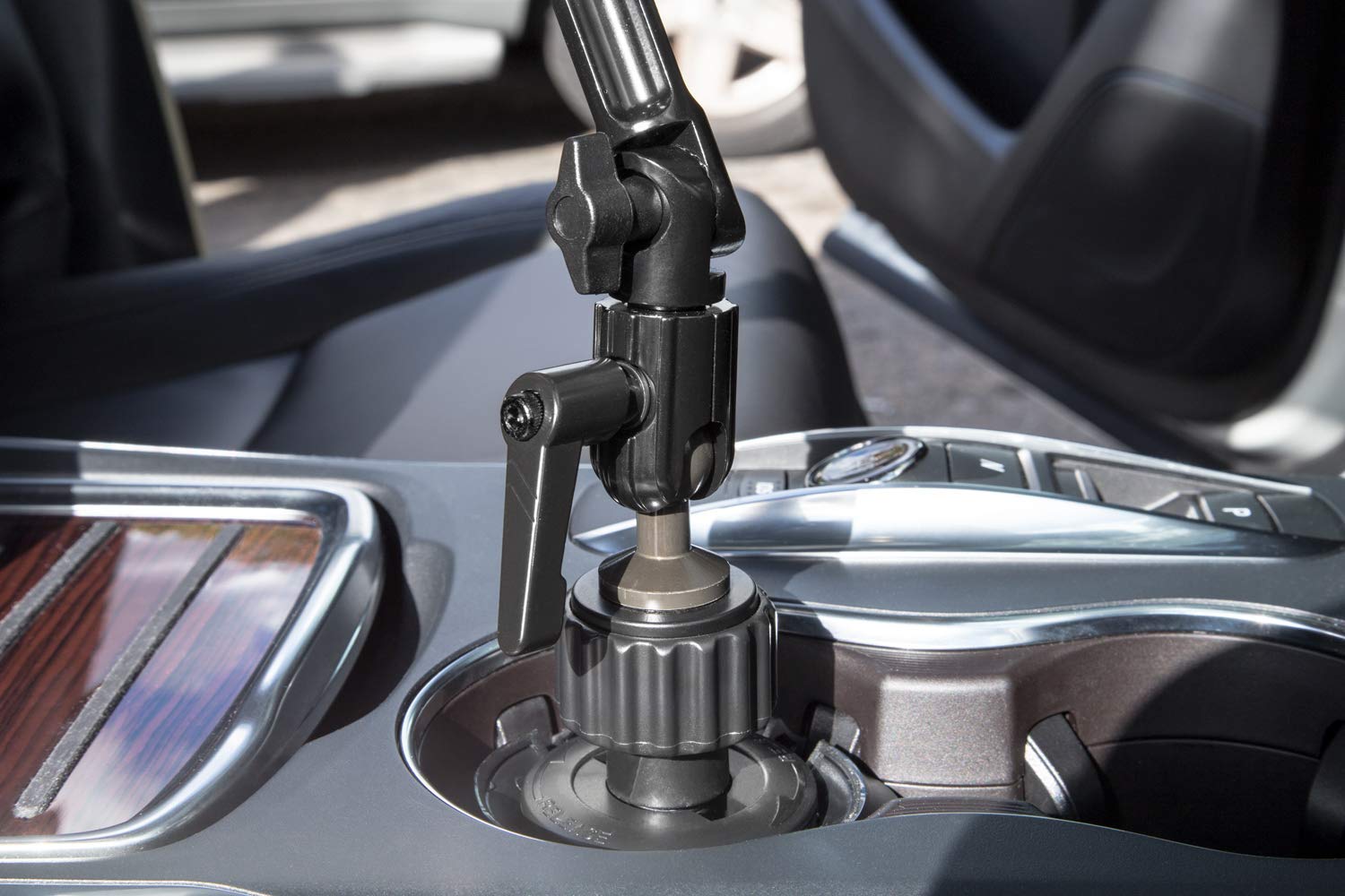 Mount-It! Premium Cup Holder Tablet Mount for Cars - Tablet ELD Mount - Heavy Duty Aluminum Tablet Mount For iPad, Galaxy, & Fire Tablets (MI-7320)