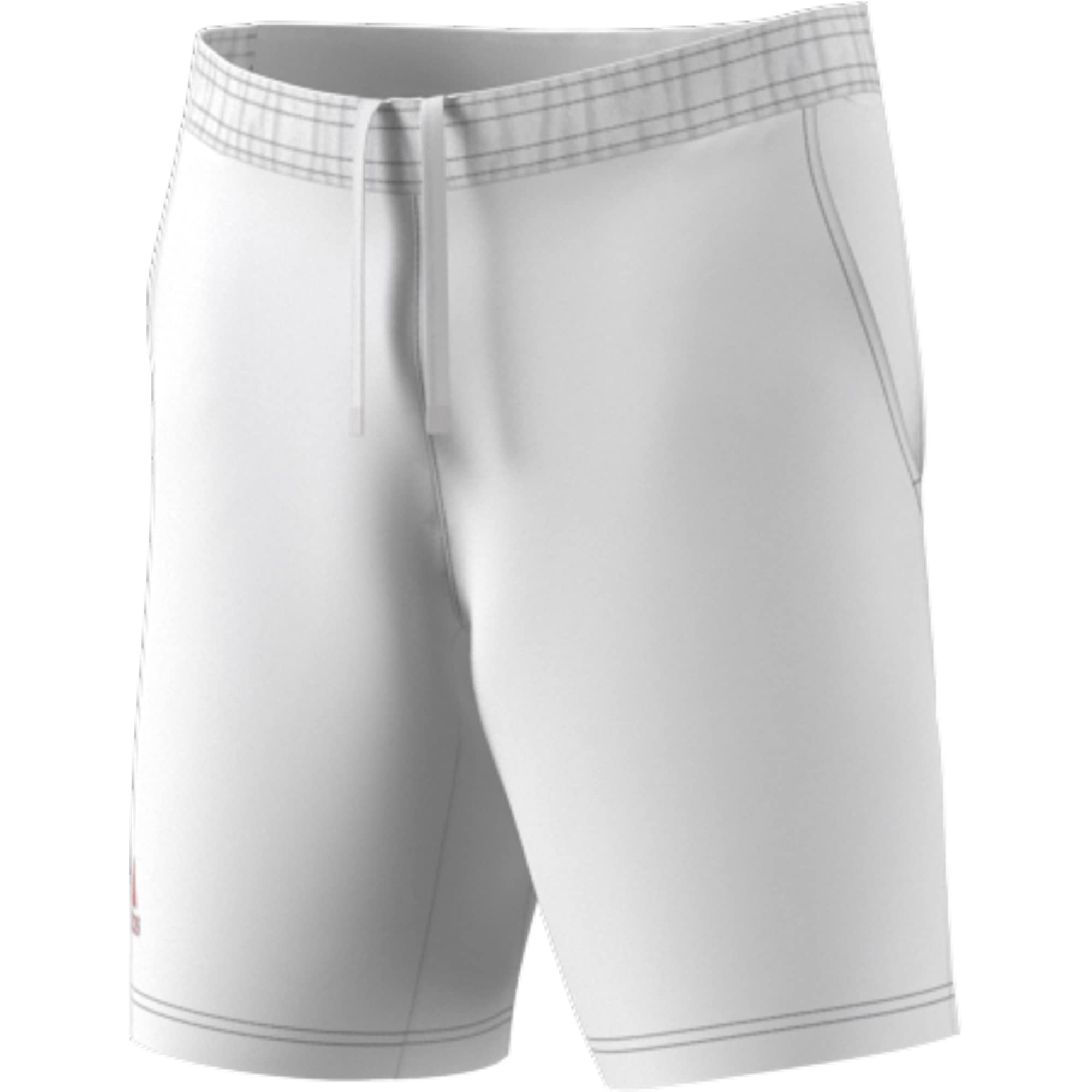 adidas Male Engineered Aeroready Ergo Shorts , White/Scarlet , M