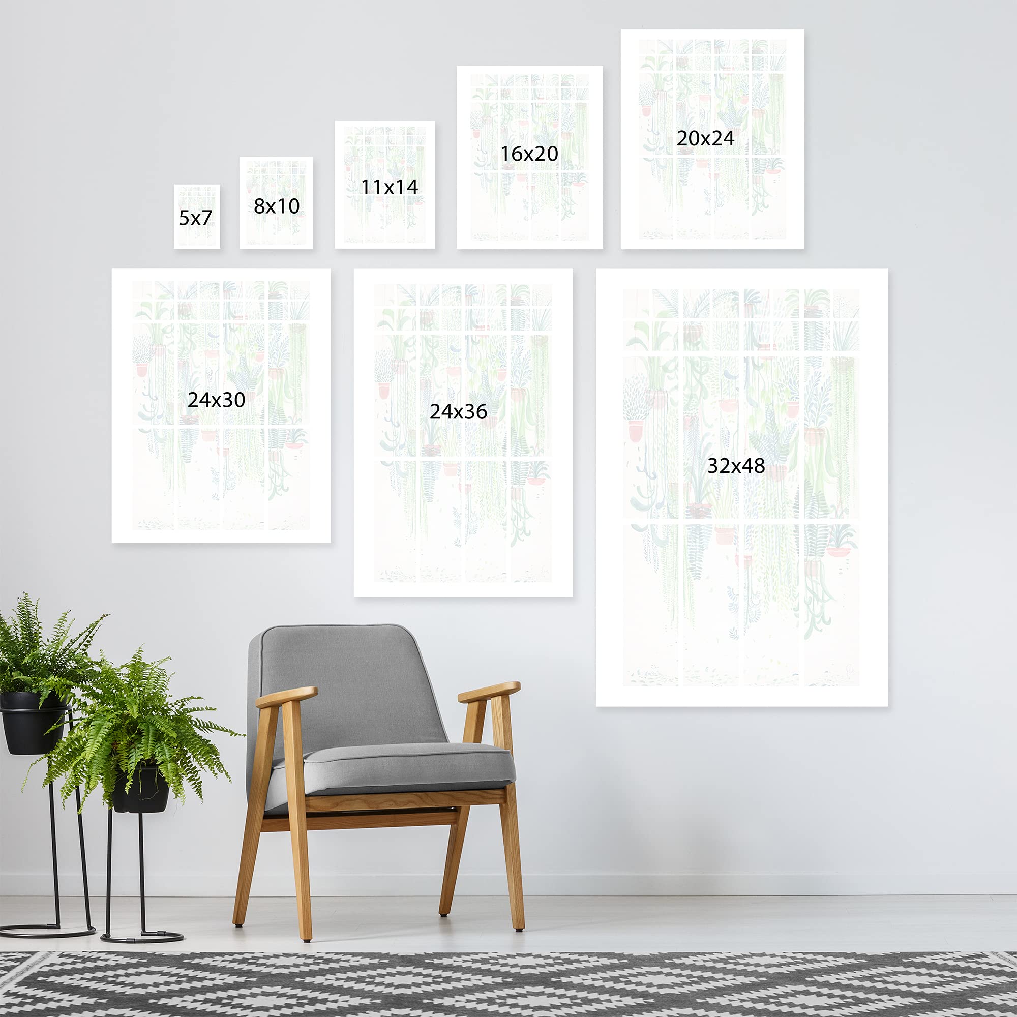 Americanflat Winter in Glasshouses by David Fleck 2 Piece Canvas Wall Art Set, 8x10, Multicolored