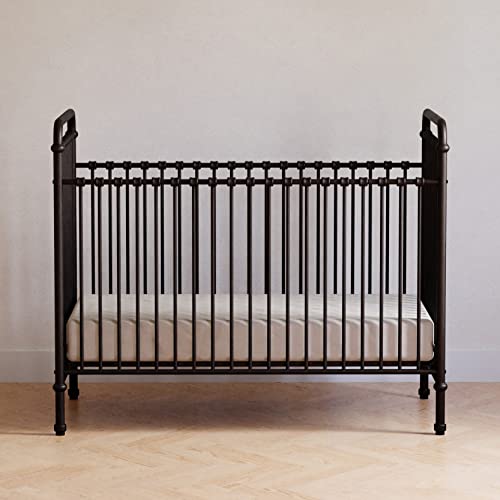 Namesake Abigail 3-in-1 Convertible Metal Crib in Vintage Iron, Greenguard Gold Certified