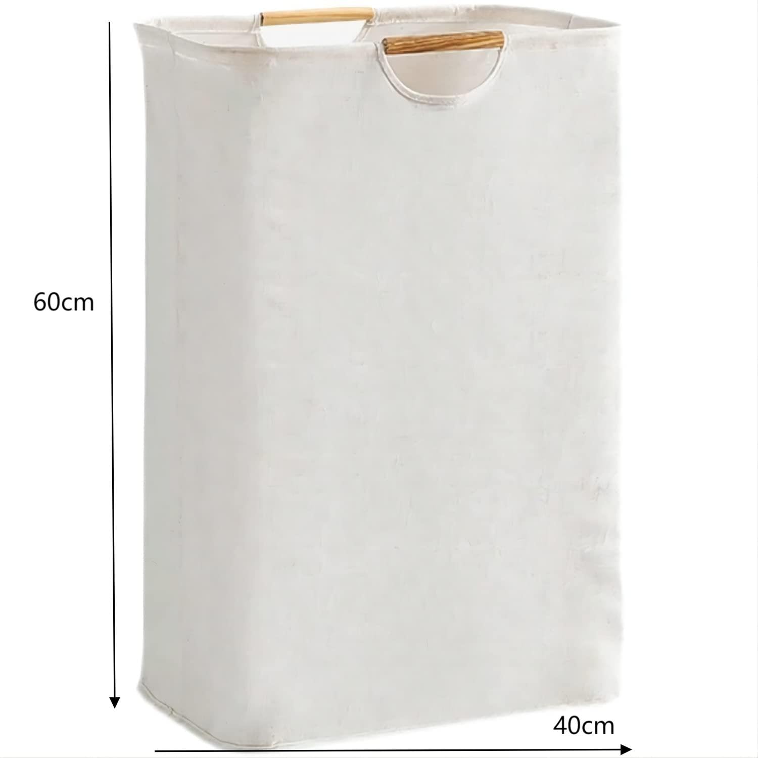 YHZHEN 72L Laundry Basket, Collapsible Laundry Hamper with Handle, Large Laundry Basket Hamper for Clothes, Travel,Towels&Toys in the Family and Dorm, White