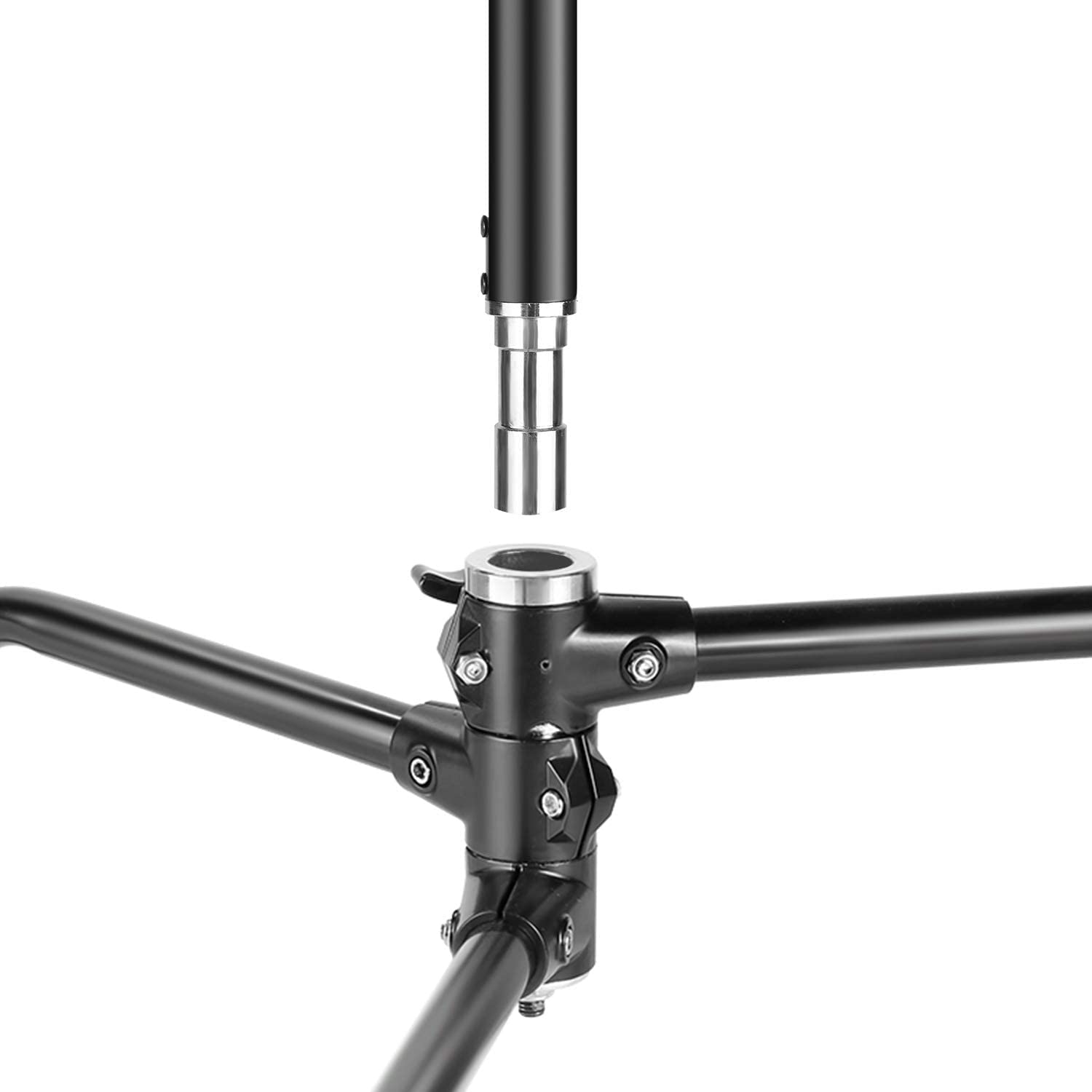 Neewer Photo Studio Heavy Duty 10 feet/3 meters Adjustable C-Stand, 3.5 feet/1 meter Holding Arm, 2 Pieces Grip Head for Video Reflector, Monolight and Other Photographic Equipment (Black)