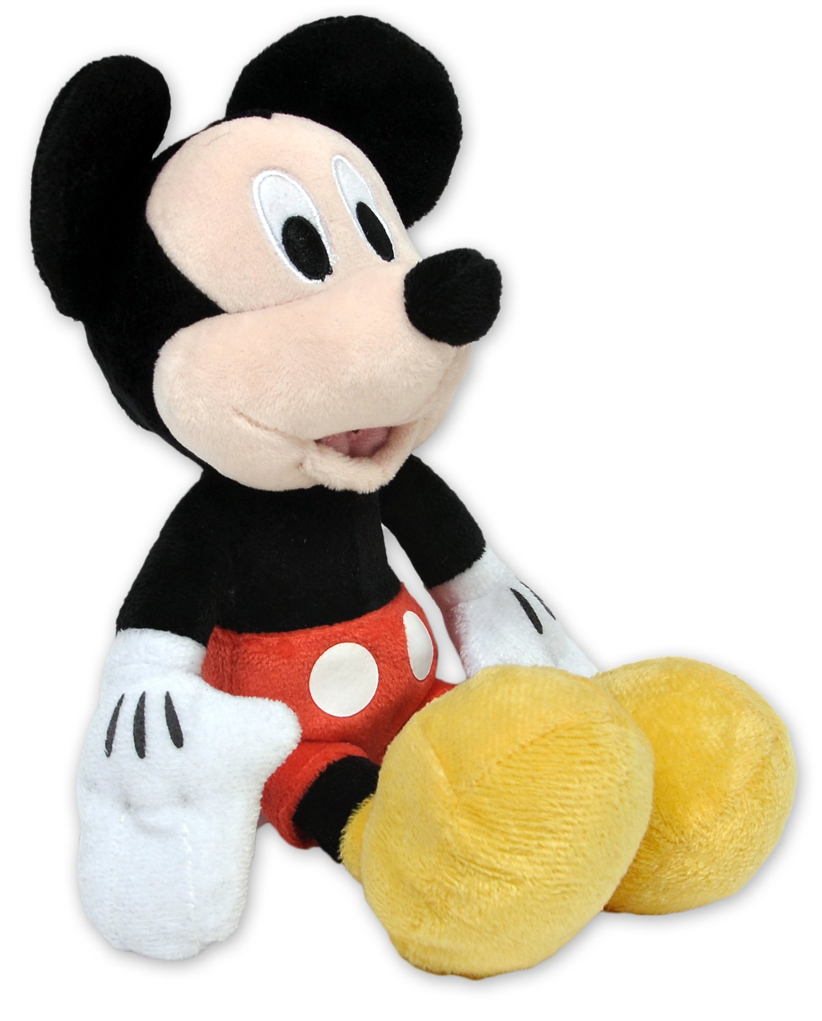 Disney 10" Plush Mickey Minnie Mouse Donald Daisy Goofy Pluto 6-Pack & Bag