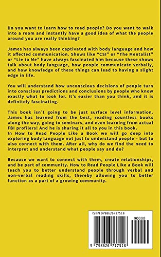 How to Read People Like a Book: A Guide to Speed-Reading People, Understand Body Language and Emotions, Decode Intentions, and Connect Effortlessly (Communication Skills Training)