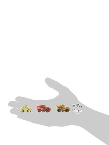 Disney Car Toys Mini Racers Vehicles, 3 Pack - McQueen, Luigi, Cruz Storm Exclusive