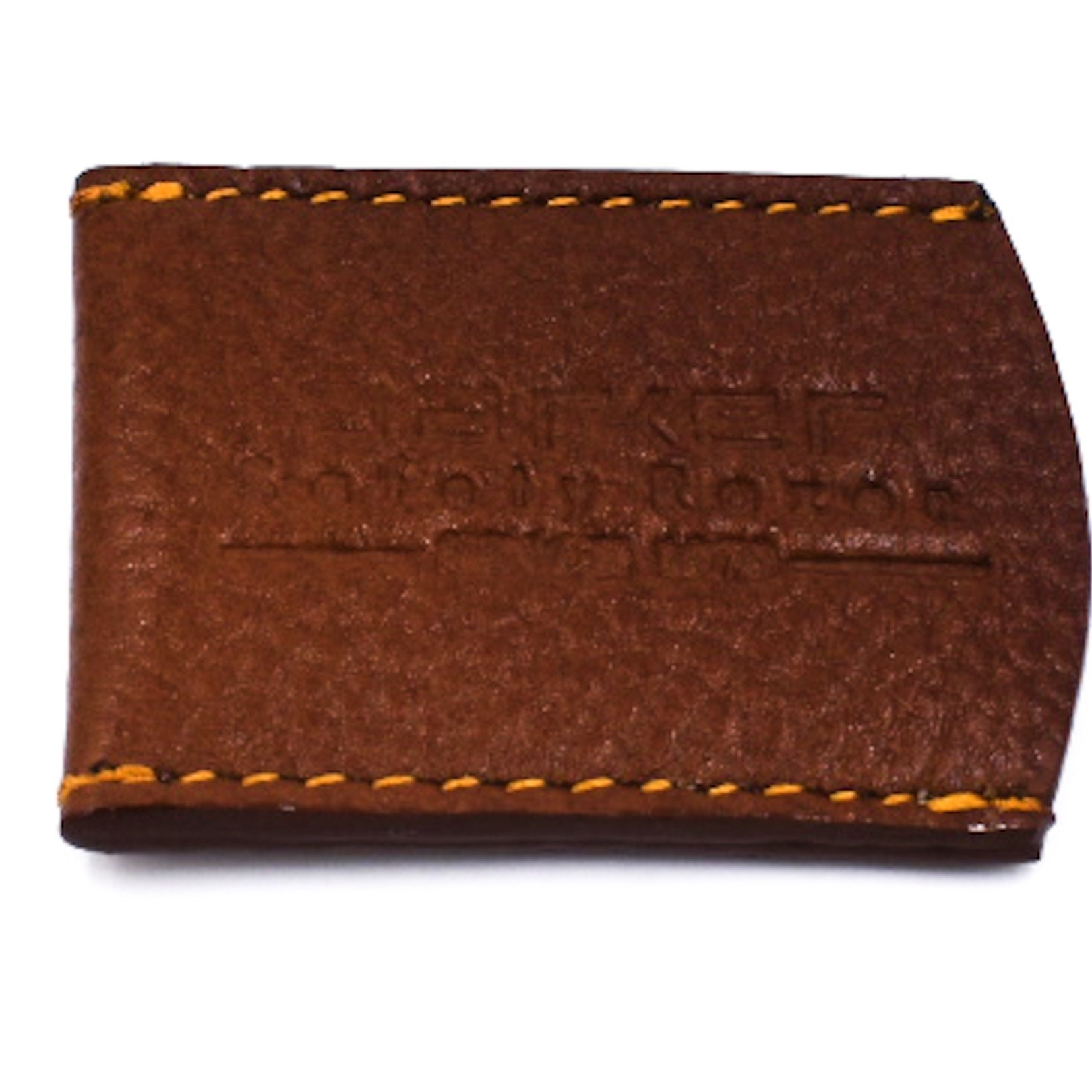Parker Genuine Leather Double Edge Safety Razor Protective Sheath/Travel Cover (Saddle Brown)