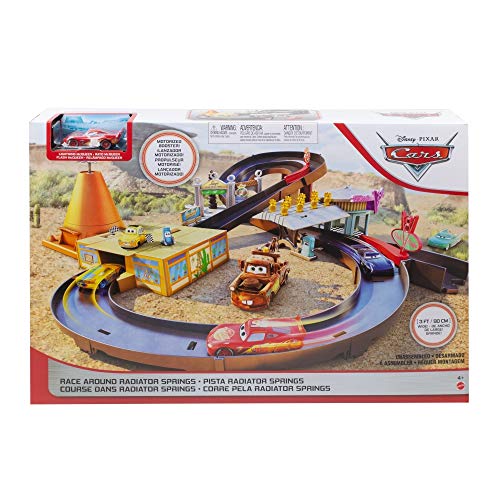 Disney Cars Toys Race Around Radiator Springs Playset