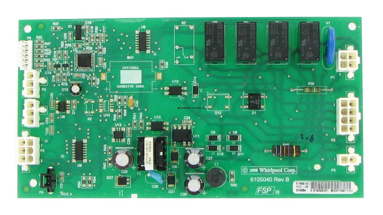 CoreCentric Remanufactured Refrigerator Control Board Replacement for Whirlpool 2303843 / WP2303843