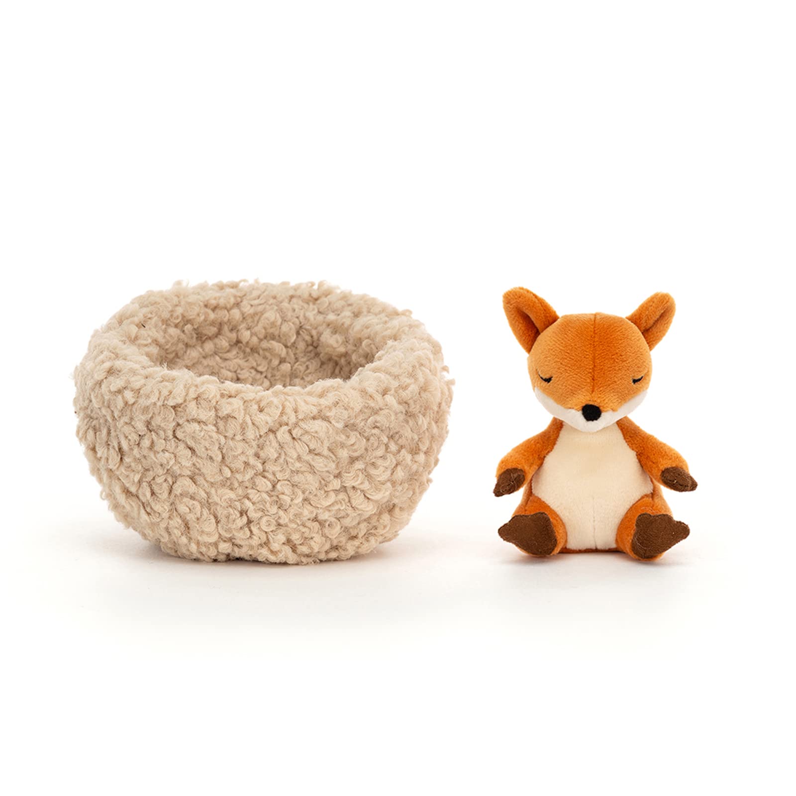 Jellycat Hibernating Bunny Stuffed Animal, 5 inches | Rabbit and Bunny Plush Toy | Classic Children's Gift