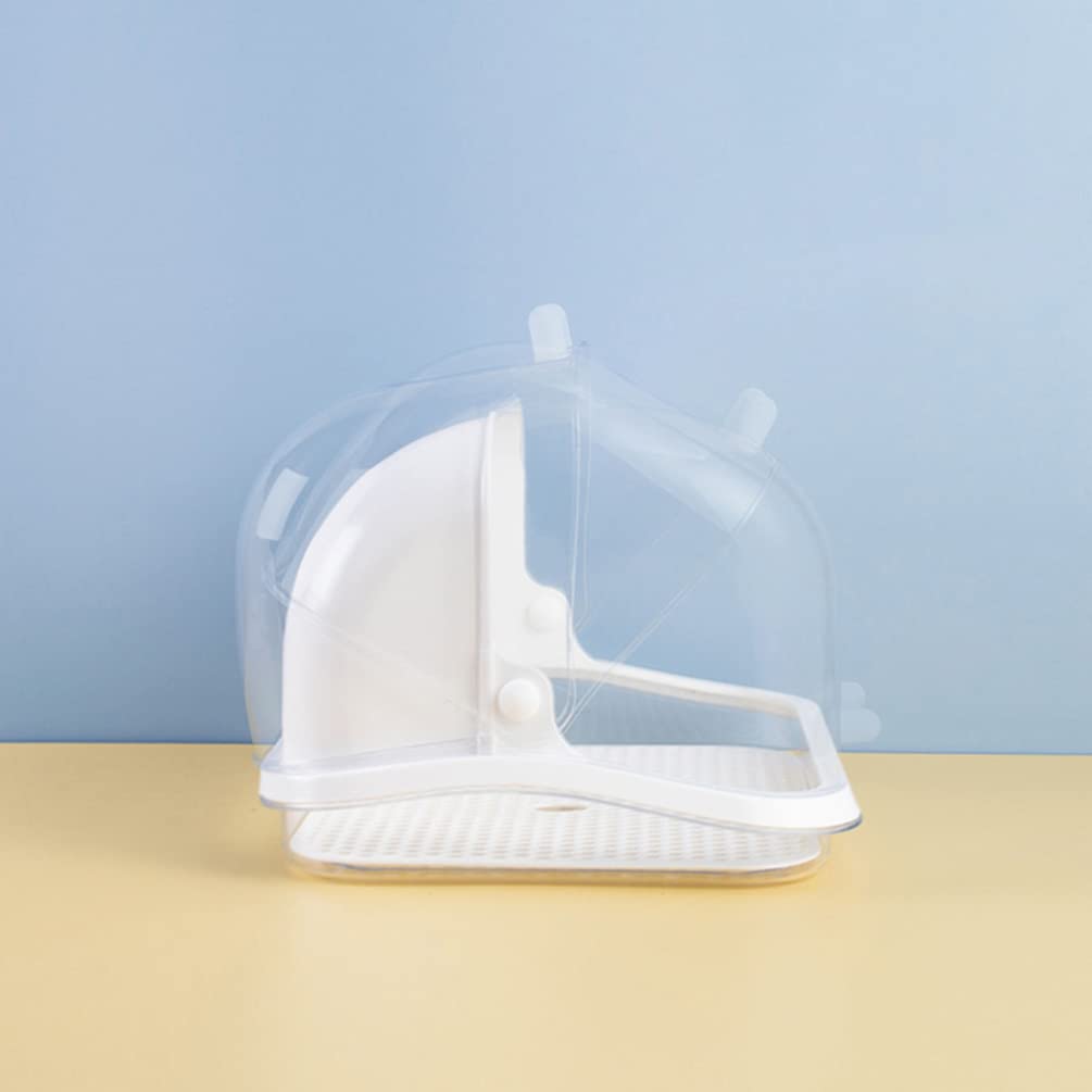 Baby Bottle Drying Rack with Anti- Cover Bottle Storage Box Organizer Portable Kitchen Cabinet Organizer Countertop Dryer for Tea Cup Coffee Mug Bowl