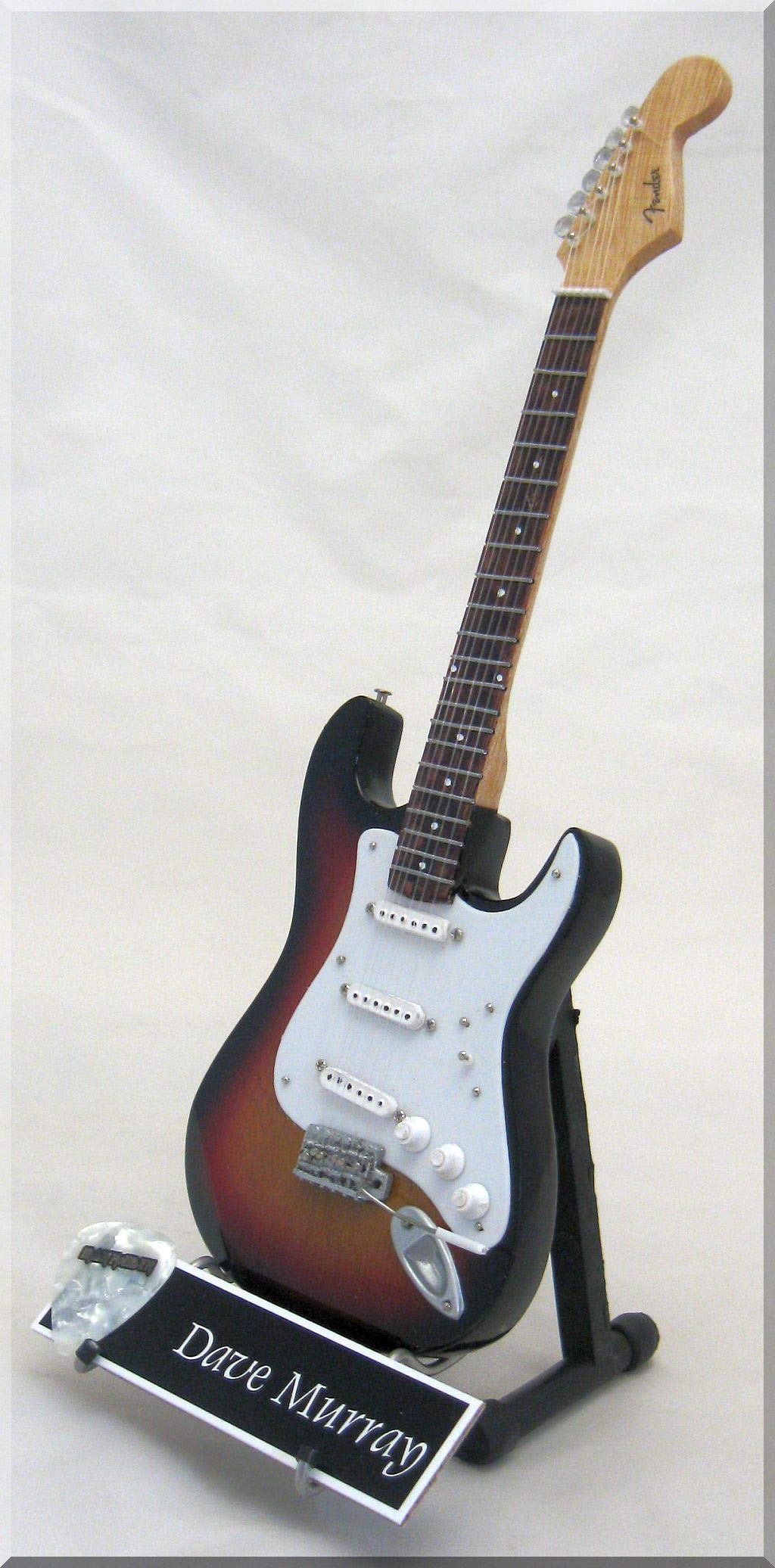 DAVE MURRAY Miniature Guitar with Guitar Pick