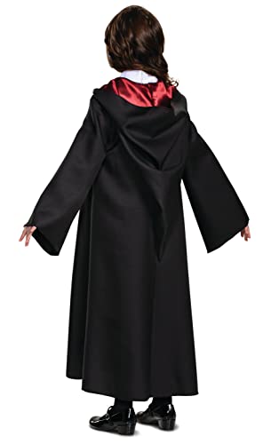 Harry Potter Hermione Granger Deluxe Girls Costume, Black & Red, Kids Size Medium (7-8)