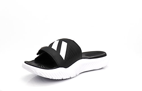adidas Men's Alphabounce Slide Sandals, Core Black/White, ((6 M US)