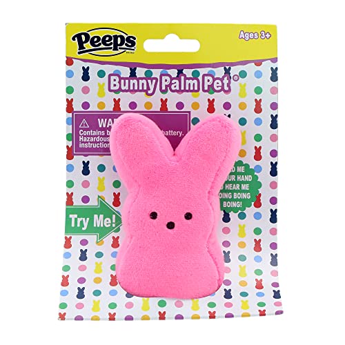 Animal Adventure | Peeps | Collectible Palm Pet Bunny | Pink