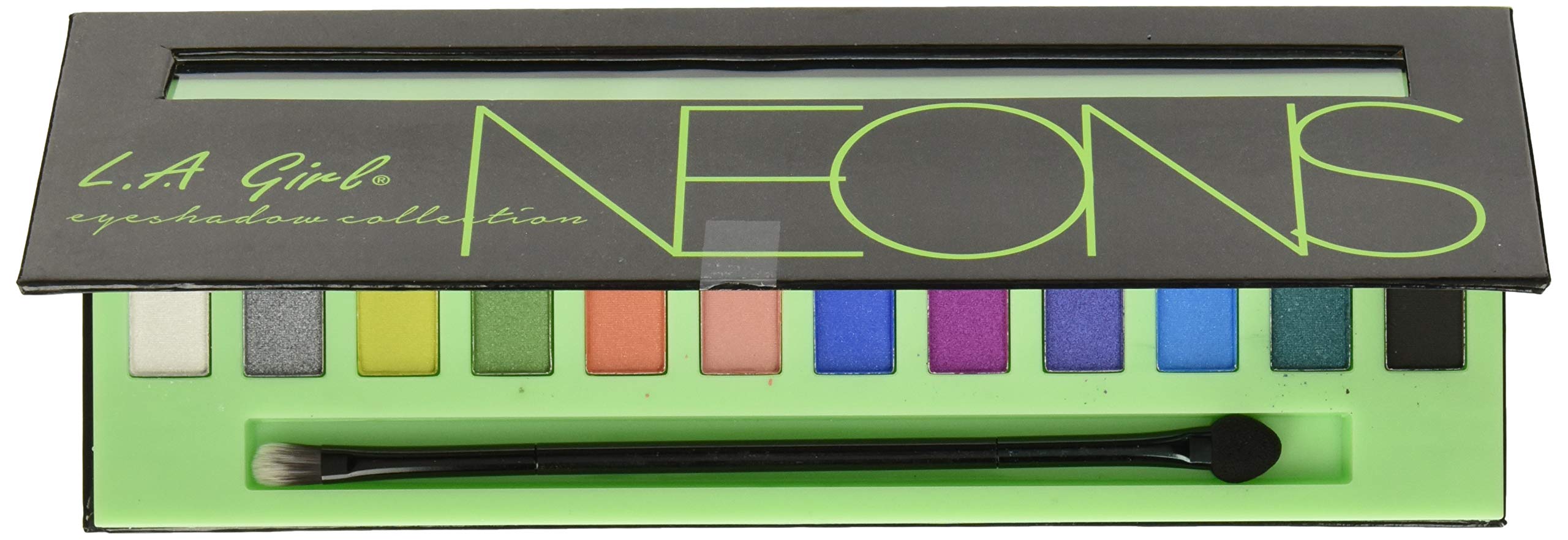L.A. Girl Beauty Brick Eyeshadow Collection, GES334A Neon GES334A