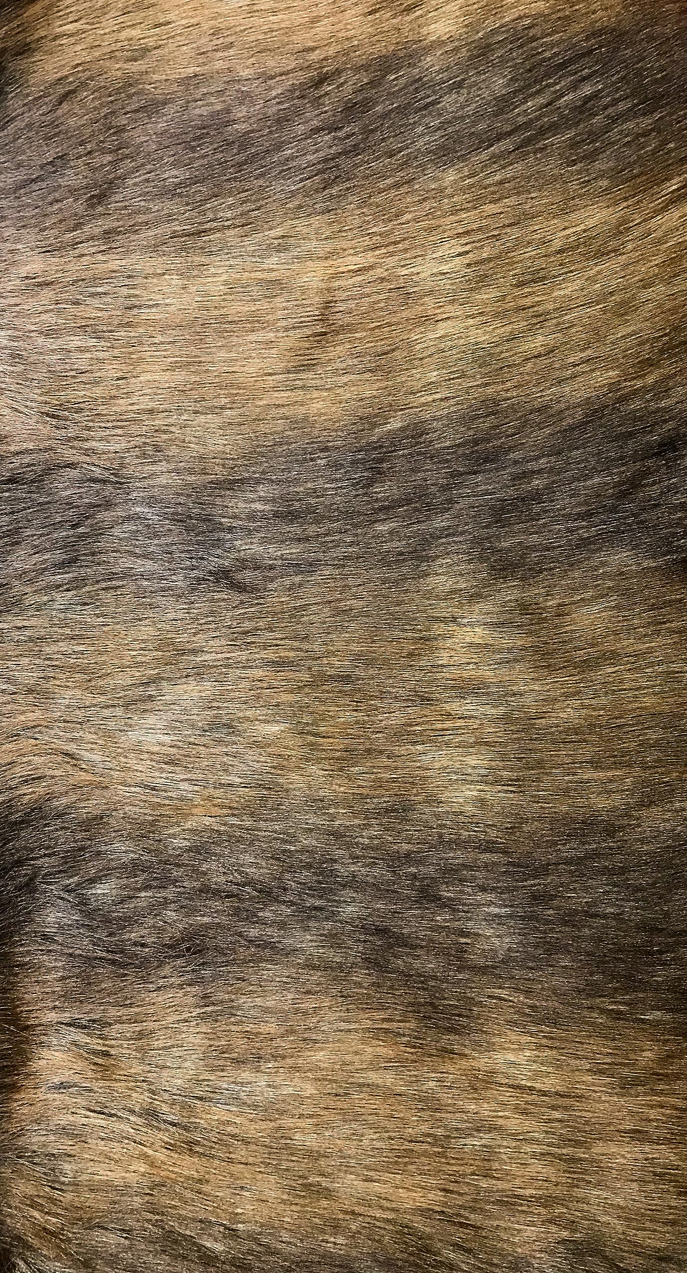 New Brown Wolf Long Hair Faux Fur by Elotex International Fabric