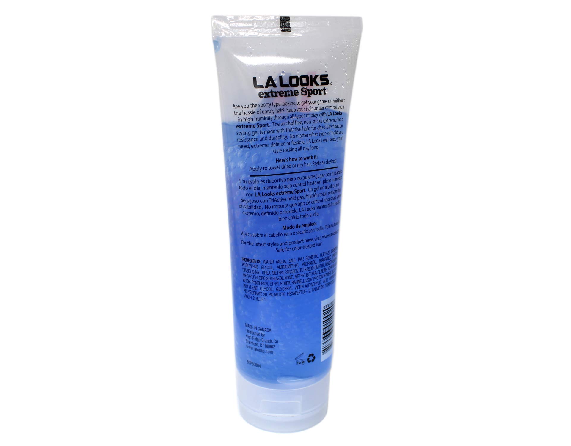 L.A. LOOKS SPORT EXTREME HOLD GEL (8 Oz (3 Pack))