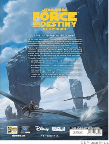 EDGE Studio Star Wars Force and Destiny Game Savage Spirits Expansion,Roleplaying Game, Strategy Game for Adults and Kids, Ages 10+,2-8 Players, Average Playtime 1 Hour,Made